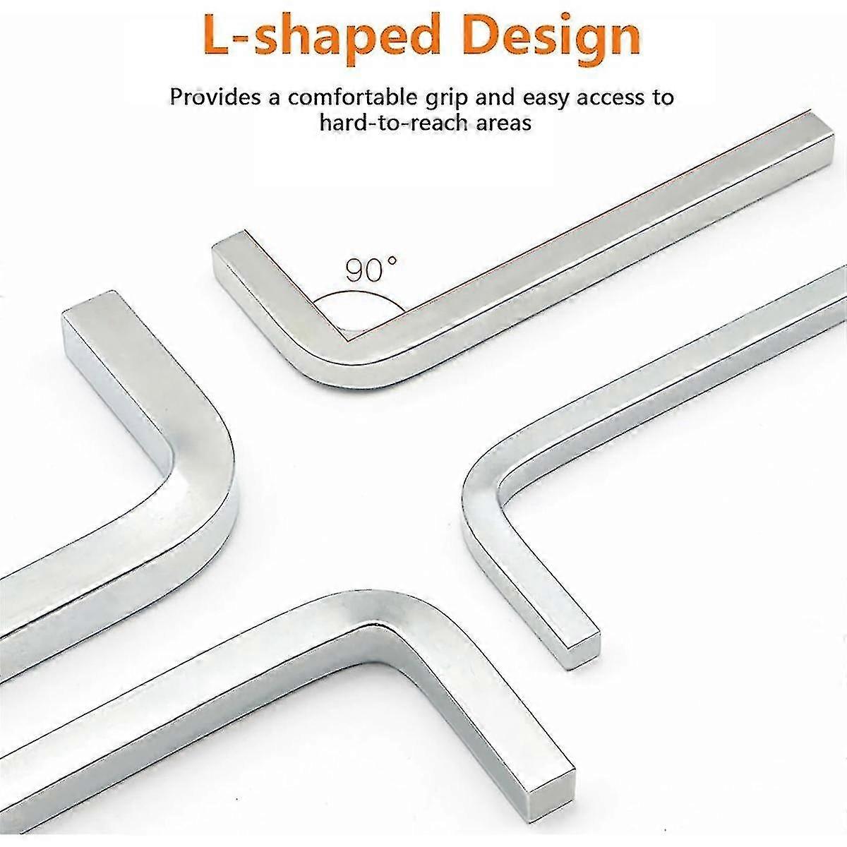 7Pcs Square Head Wrench Set L Shaped Square Key Kit Chromium Vanadium ...