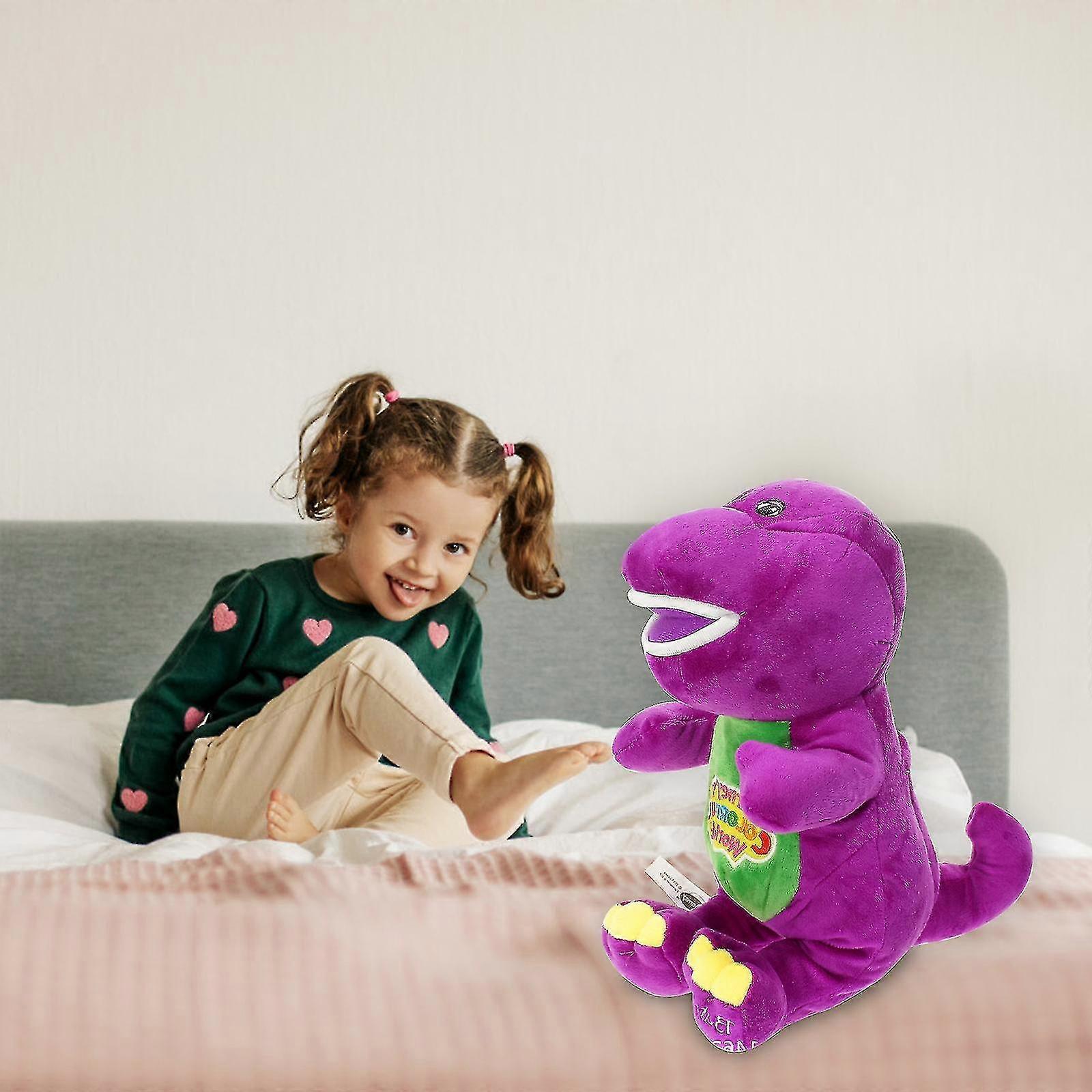 30cm Cute Barney Dinosaur Barney And Friends Plush Toys Soft Cartoon ...