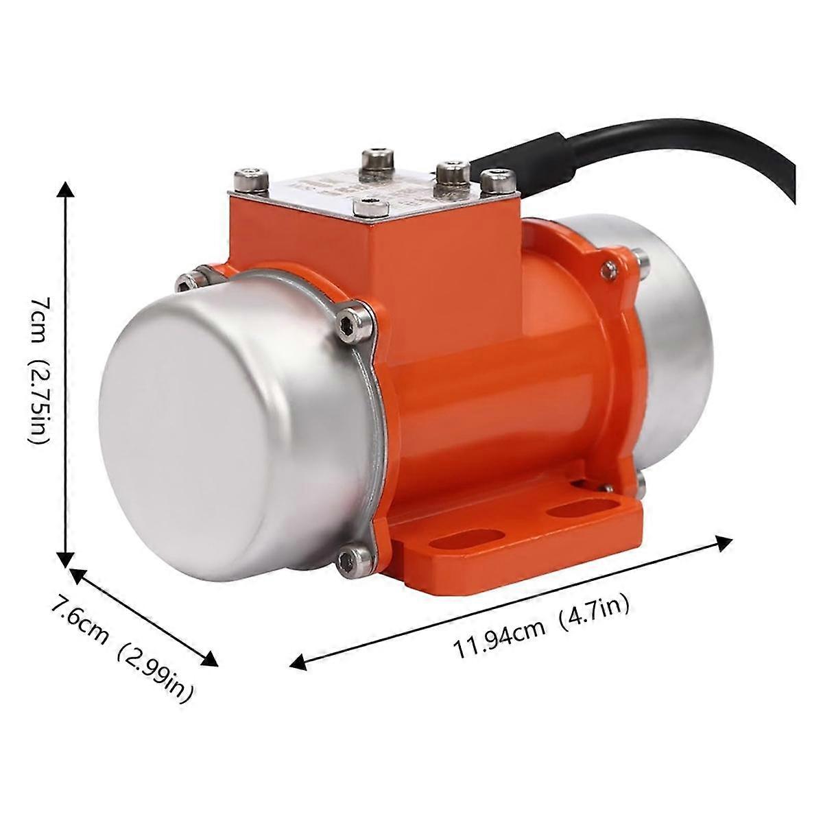 50W DC12V Electric Vibration Motor with Speed Controller Brushless High-Speed Motor Alloy ...