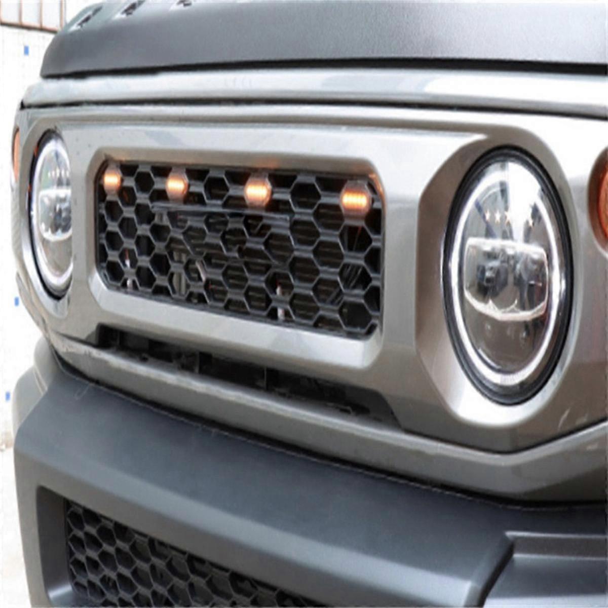 LED Front Grille Lights White External Grille Lamps for Jimny JB64 JB74 ...