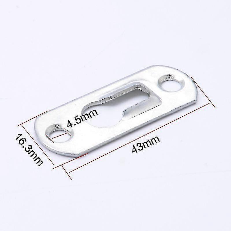 50 Pieces Metal Keyhole Fastener Invisible Keyhole Hangers Metal Paint ...