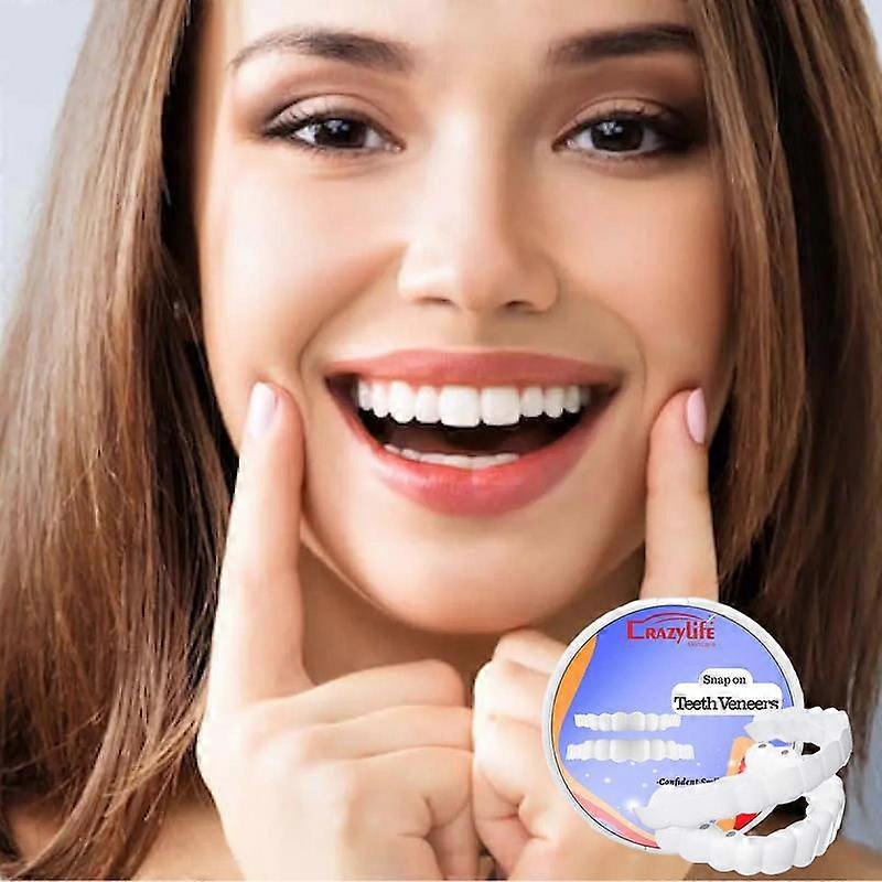 Snap On Teeth Snap On Teeth Veneers Cover The Teeth Fake Tooth Instant ...