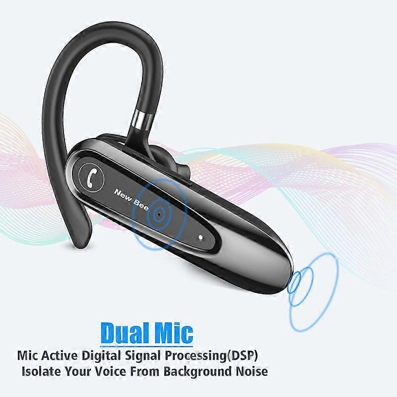 New Bee B45 Bluetooth Earphones 5.0 Headset Wireless Headphones with ...