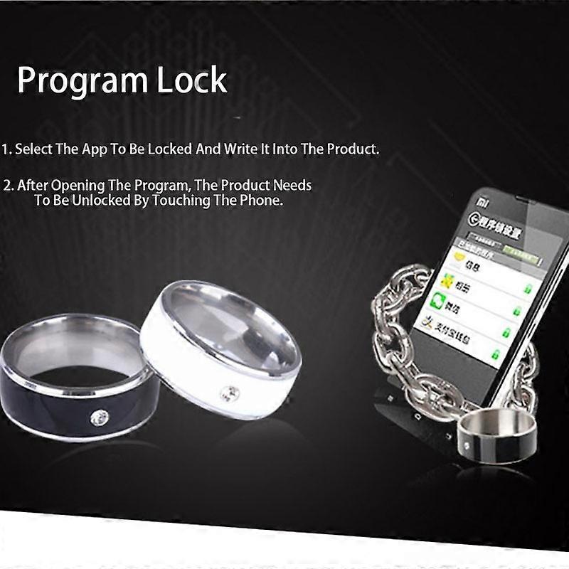 NFC Smart Ring Couple Finger Rings Technology Android Phone Equipment ...