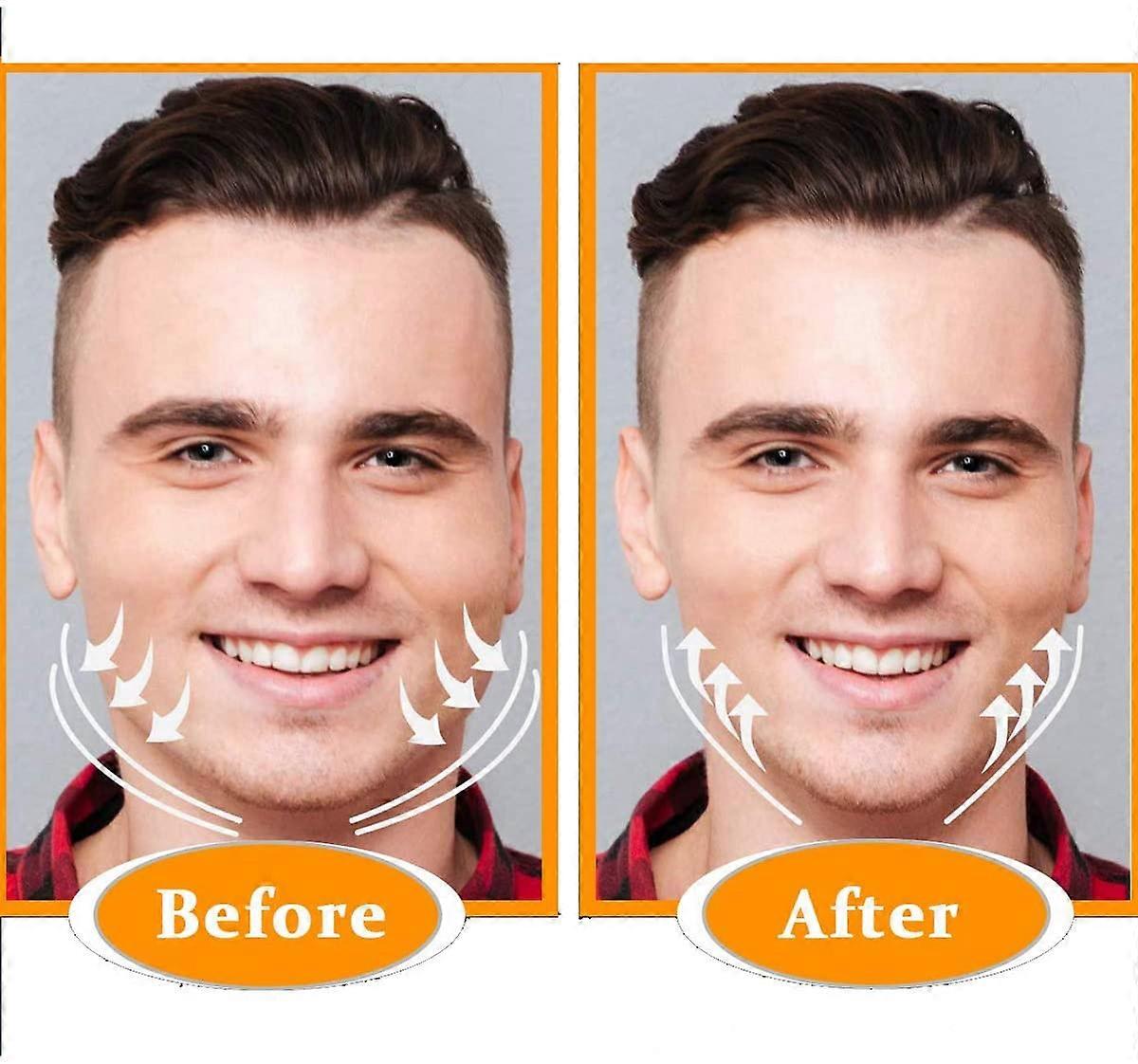 Jaw Exerciser, Face and Neck Toning Exerciser, Double Chin Reducer ...