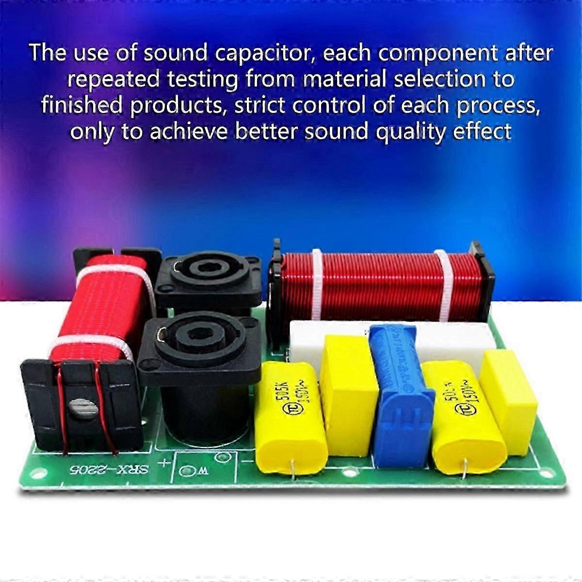 2 Way Audio Divider Crossover Frequency Divider Module Treble Bass Hifi ...