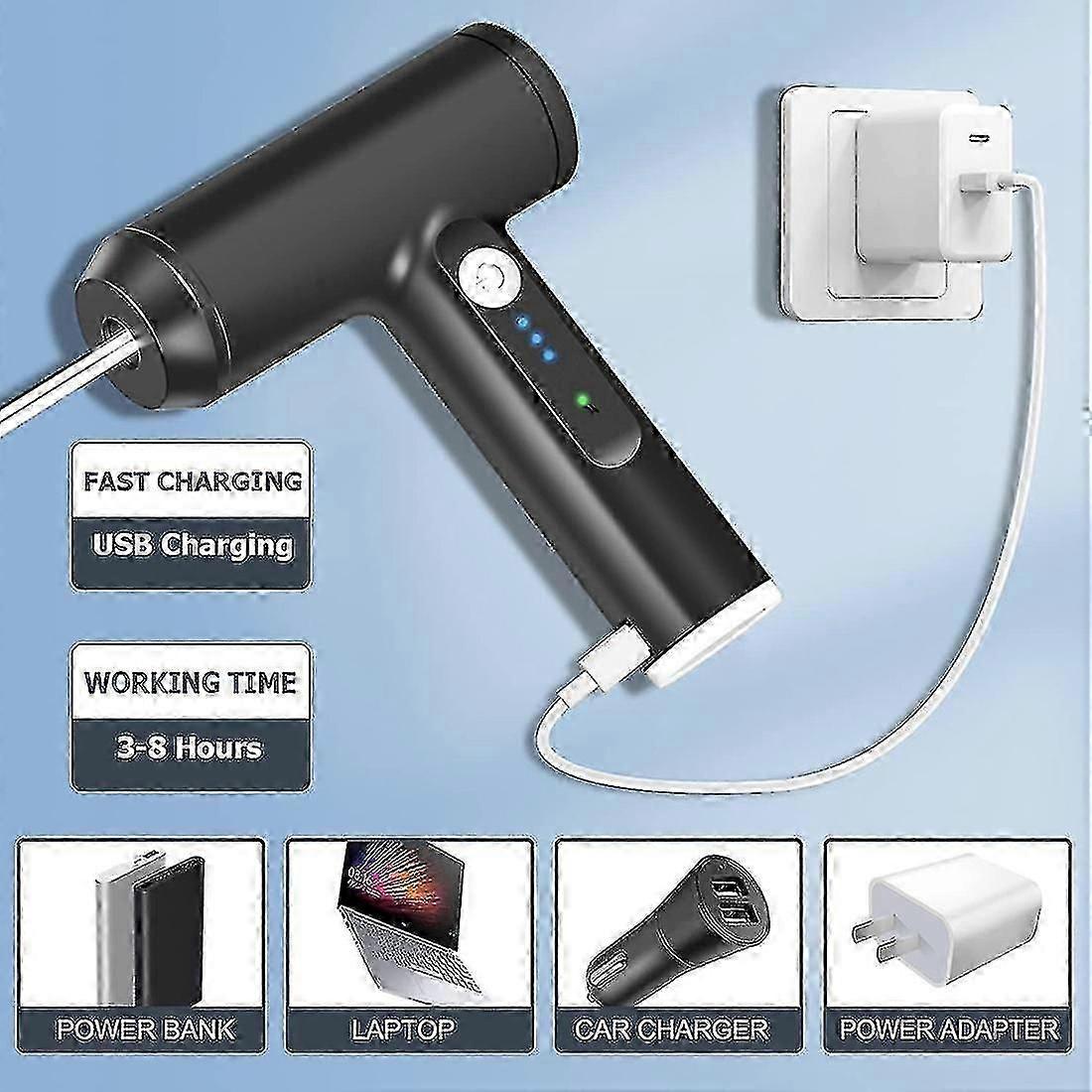 Hand Stirrer Wireless Electric Hand Mixer Usb Rechargeable 3 Speed ...