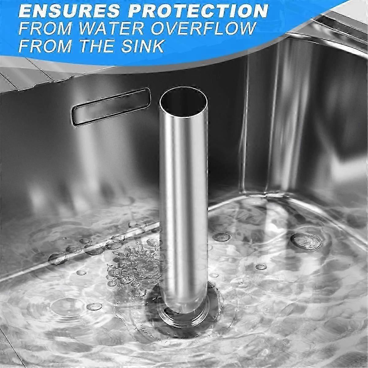 2 Pcs Bar Sink Overflow Pipe 7.48 Inches Sink Strainer Pipe Sink Drain ...