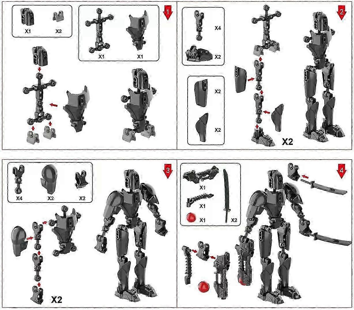 T13 Action Figure,Robot Action Figure,T13 Action Figure 3D Printed ...
