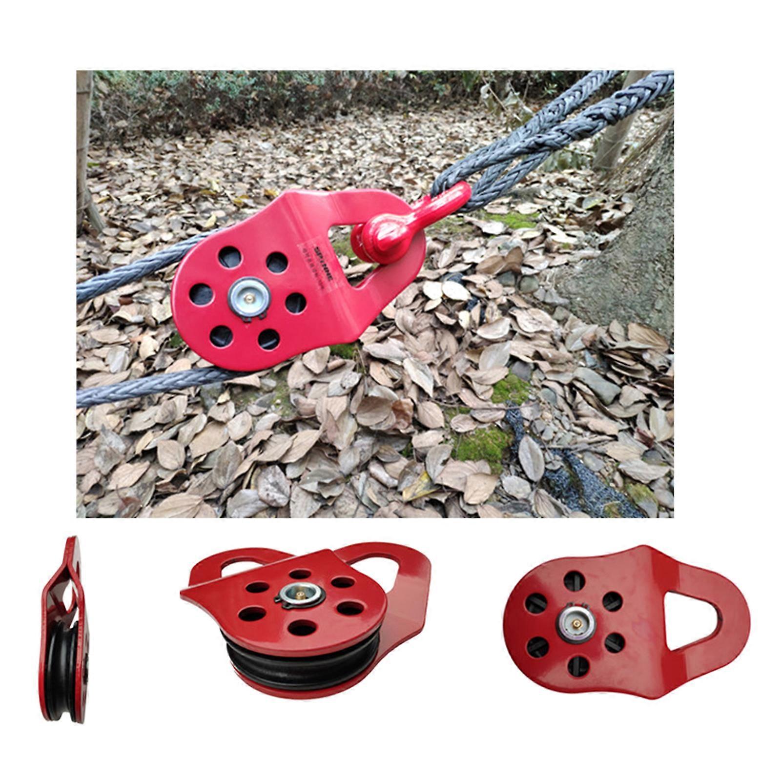 10Ton Off Road Winch Movable Nylon Pulley Sheave Snatch Block Splint ...