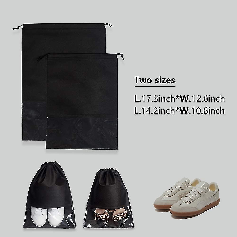 18 Pcs Travel Shoe Bags,portabletransparent Dust-proof Shoe Bags ...