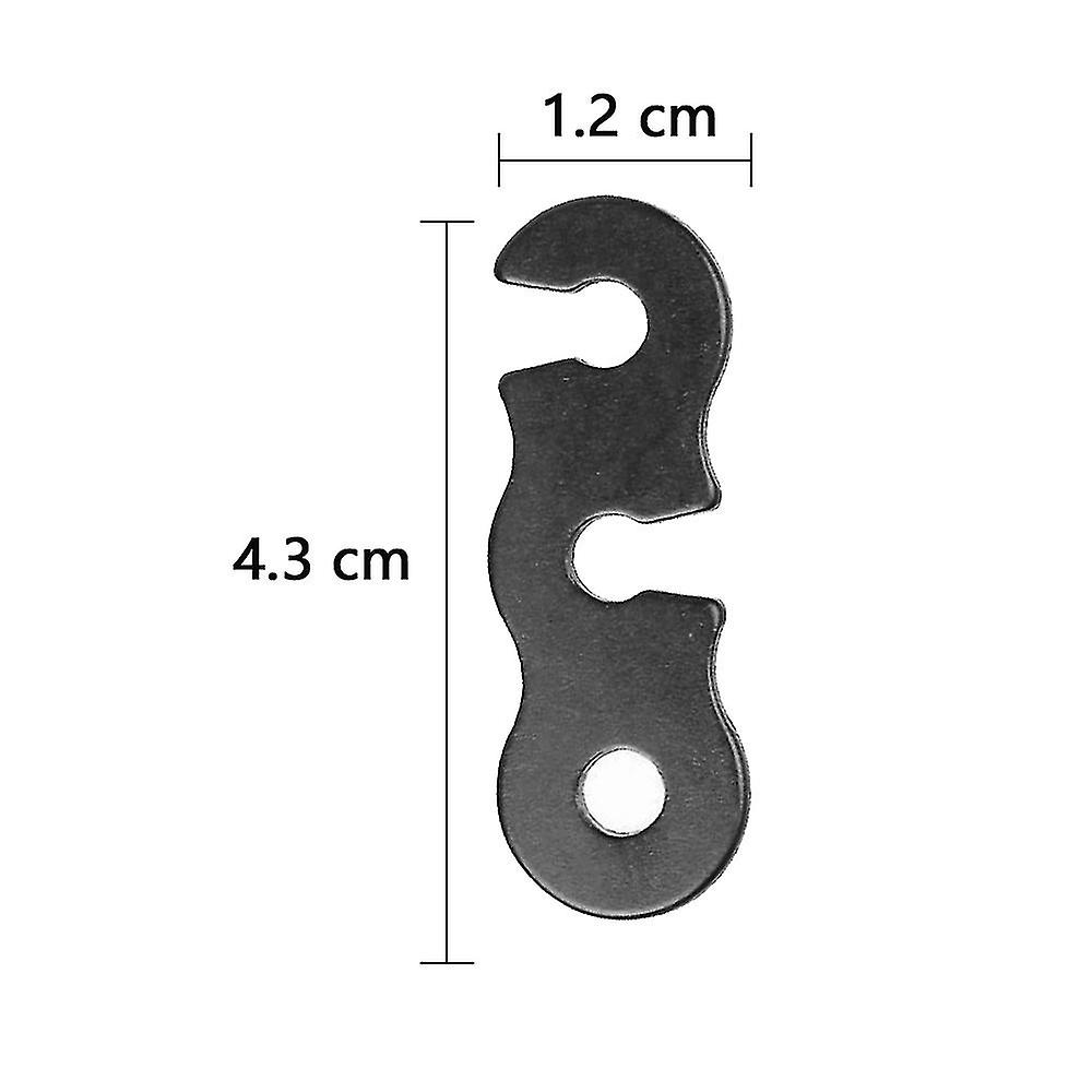 Ultra-light Aluminium Rope Adjusters Tent Stretchers Rope Adjusters ...