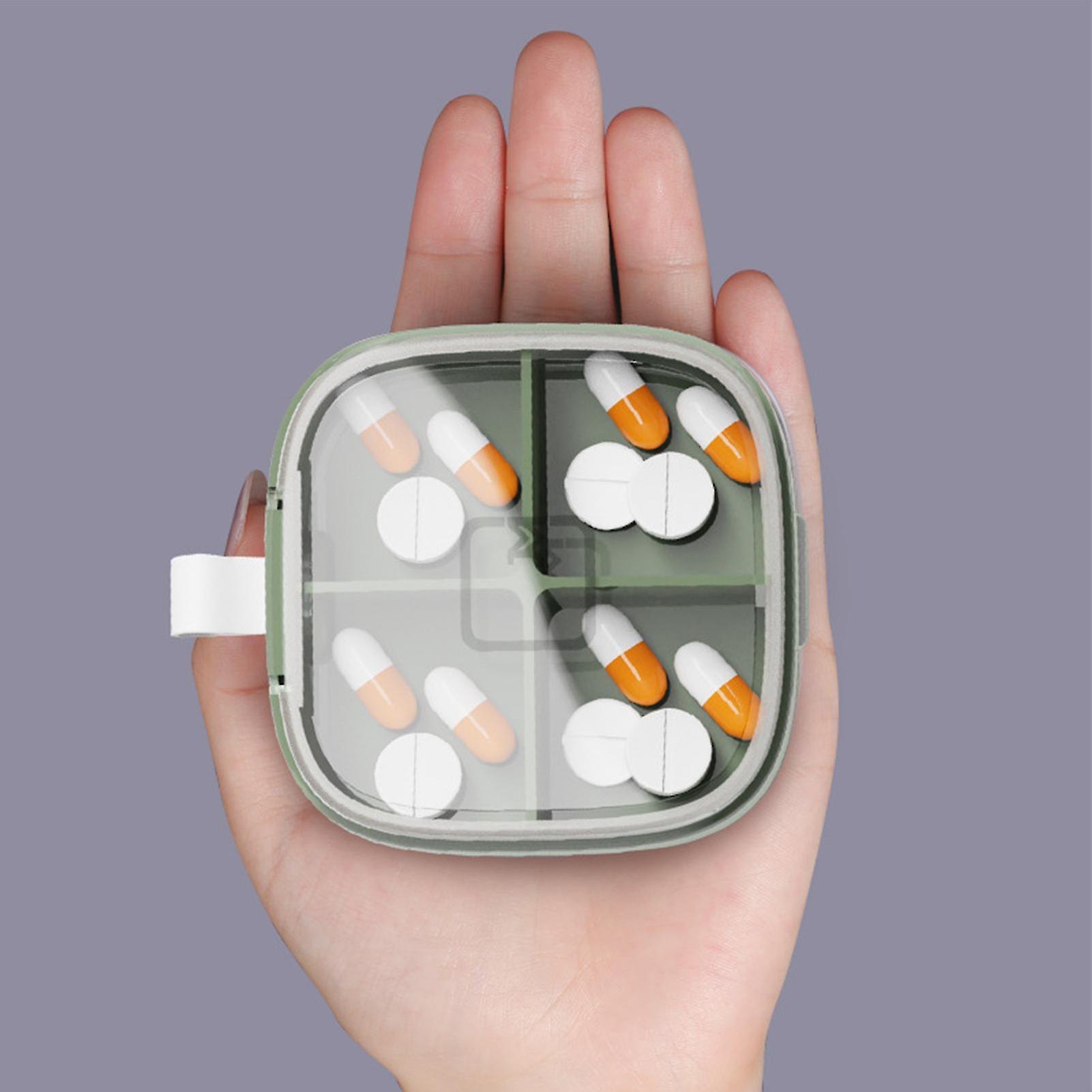 Nordic Style Portable Pill Case - Abs Tablet Storage Box With ...
