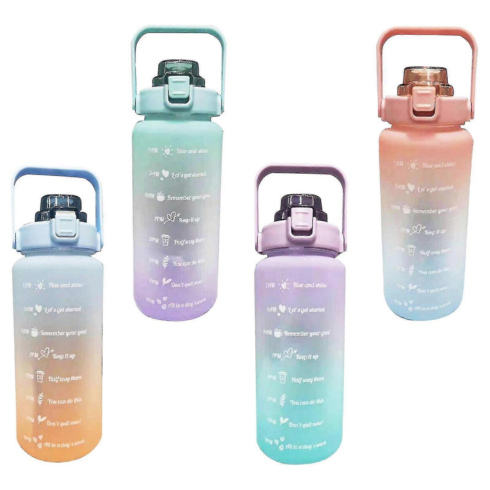 Outdoor Water Bottle Time Marker 2l Motivational Bottle Gifts | Fruugo AU
