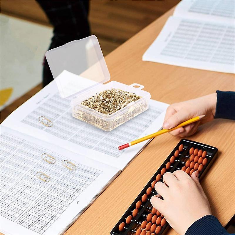 150 Pieces Gold Cute Paper Clips Mini Clips Heart Shaped Paperclips ...