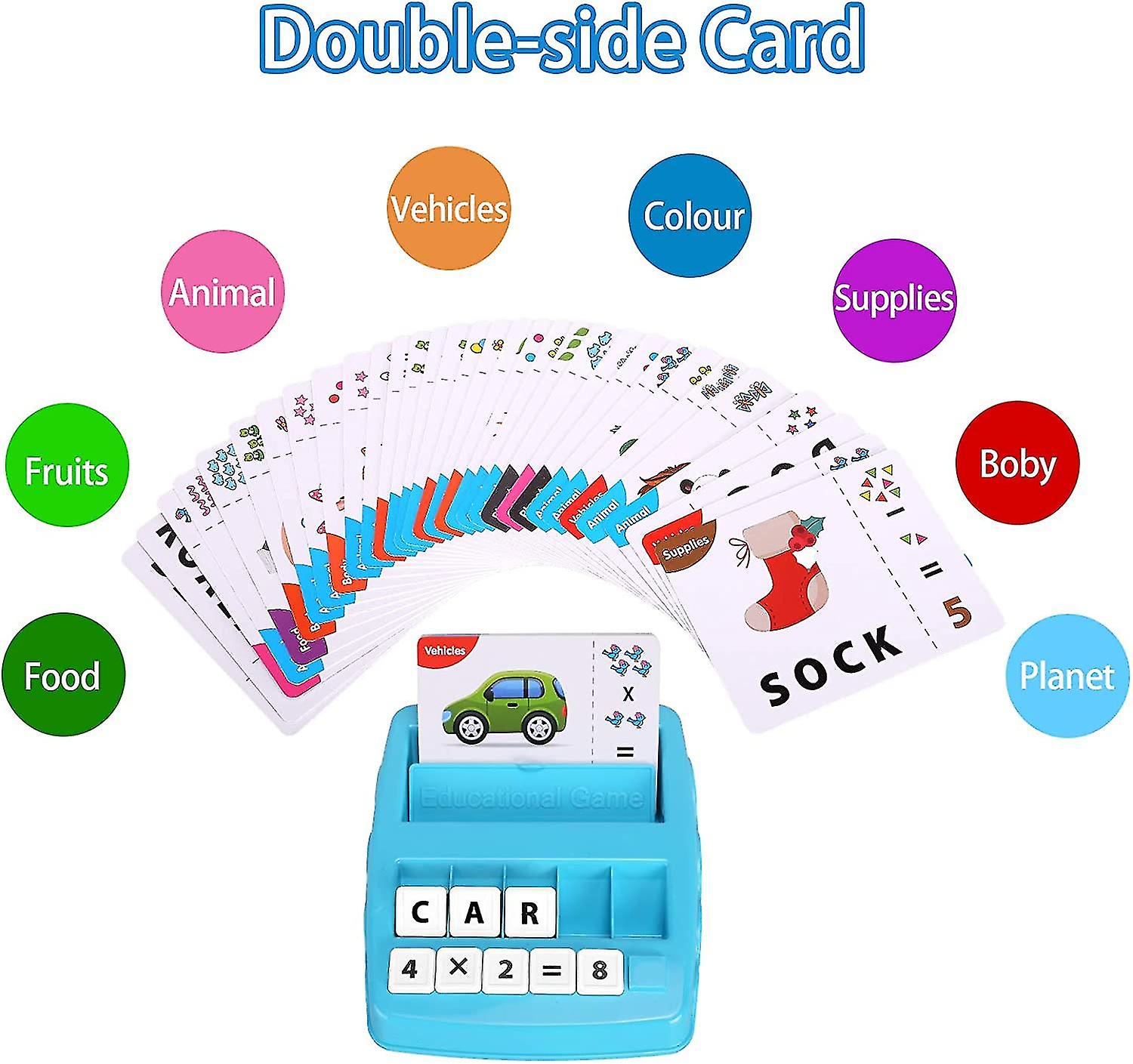 Matching Game For Kidsalphabet Reading Spelling Games For Kids Ages 3 ...