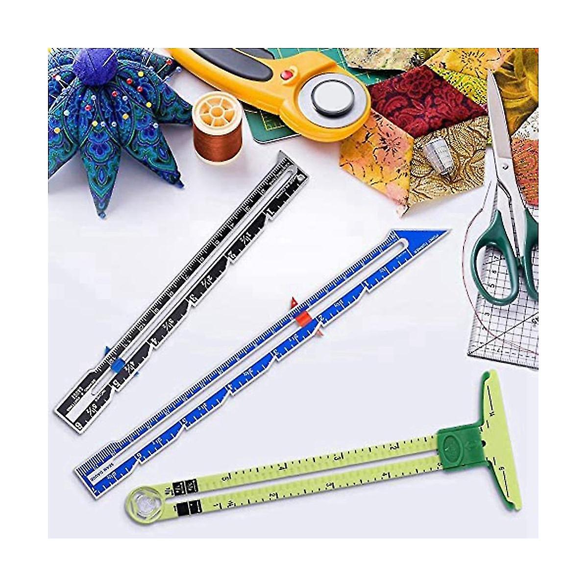 3 Slide Gauges, Sewing Tools Set, Measuring Sewing Gauges, For ...