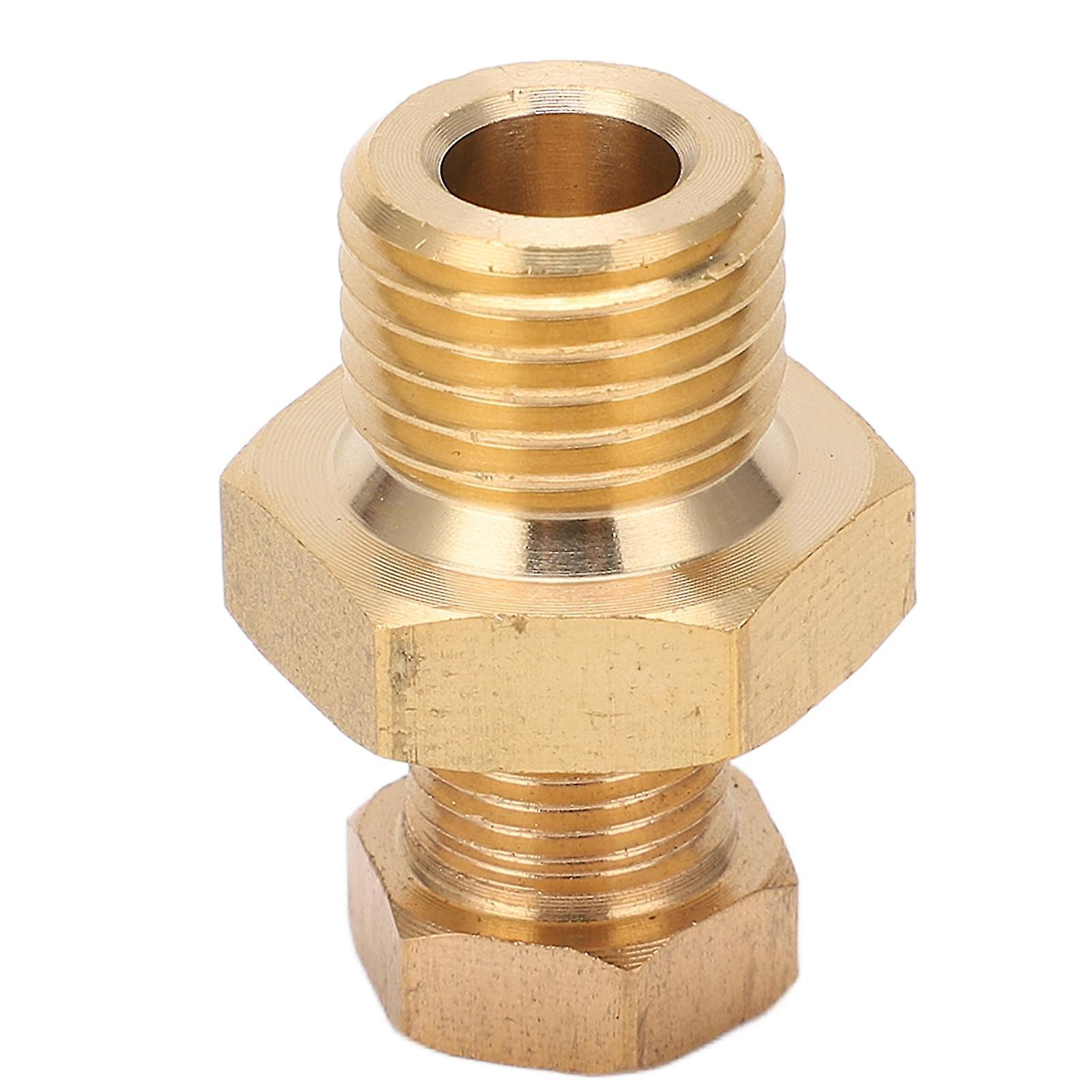 M14x1.5 to 1/8in NPT Oil Pan Plug Adapter Water Temperature Sump Screw ...