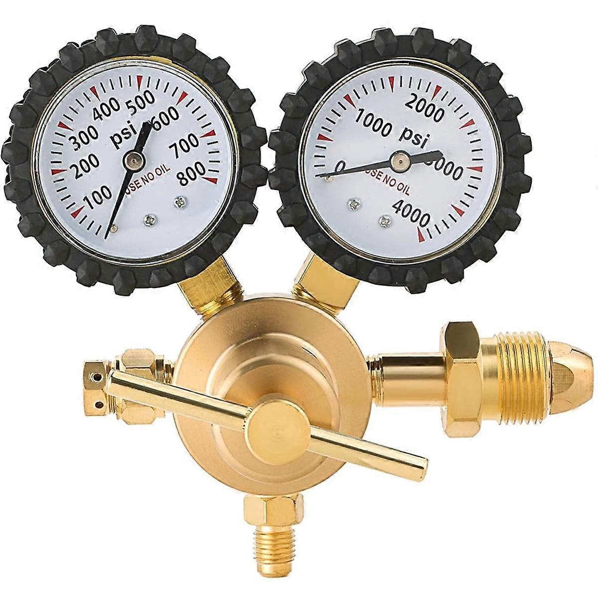 CGA580 Brass Nitrogen Regulator Reliable Brazing Heavy-Duty Soldering ...