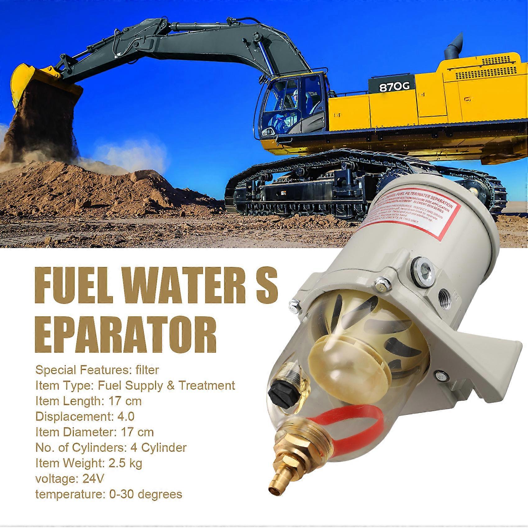 500FG Fuel Water Separator with Heater Engine 2010PM Filter Fuel Water ...
