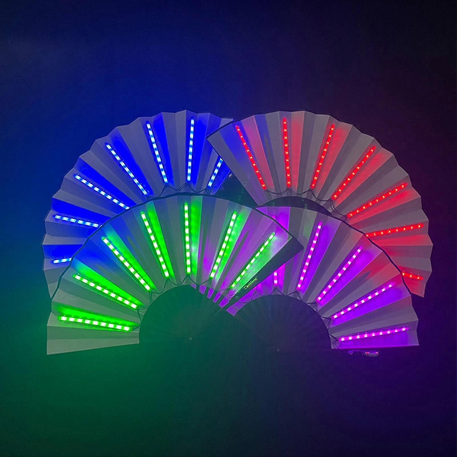 Luminous Fan Led Ambiance Light Foldable Glowing Strong Hinge 12v 10 ...
