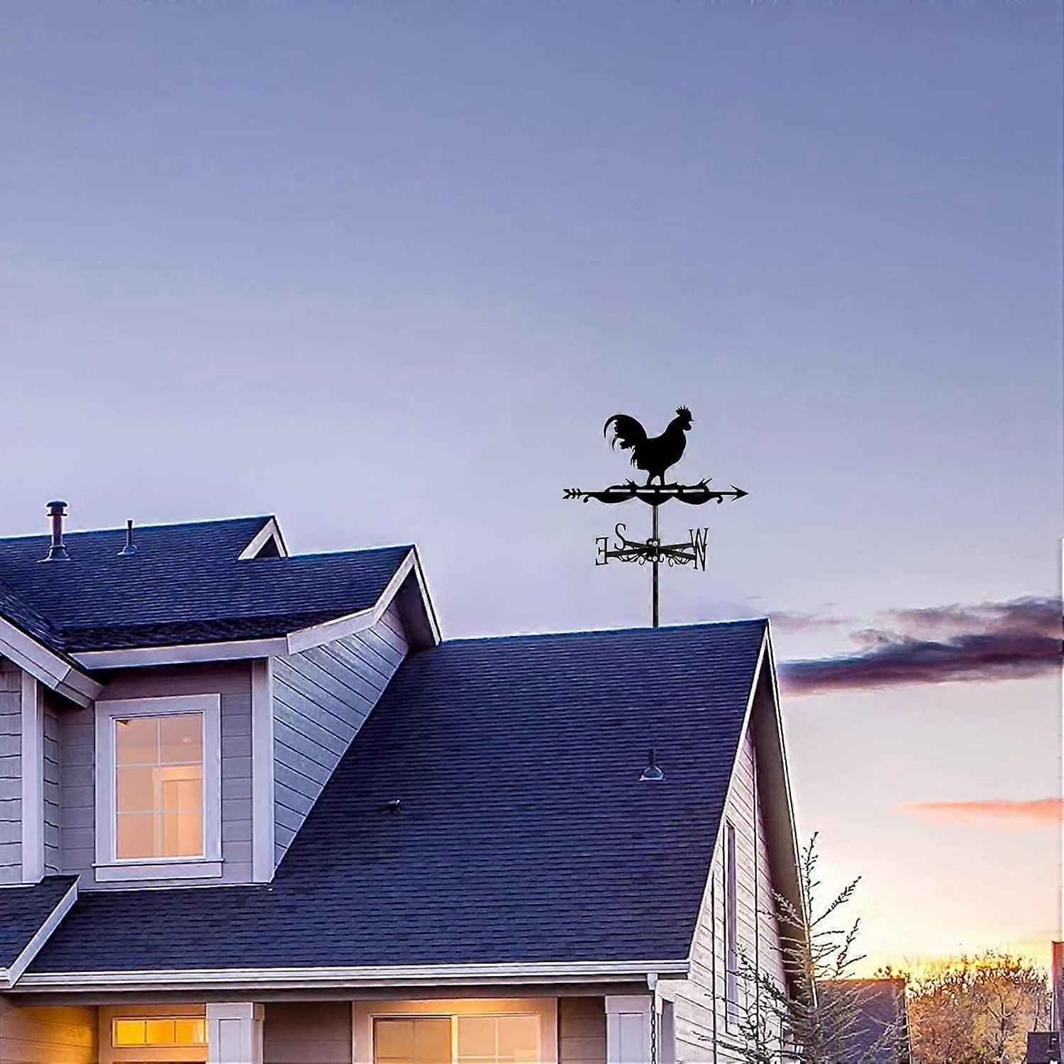 Weather Vane - Decorative Wind Direction Indicator for Outdoor Farmyard ...