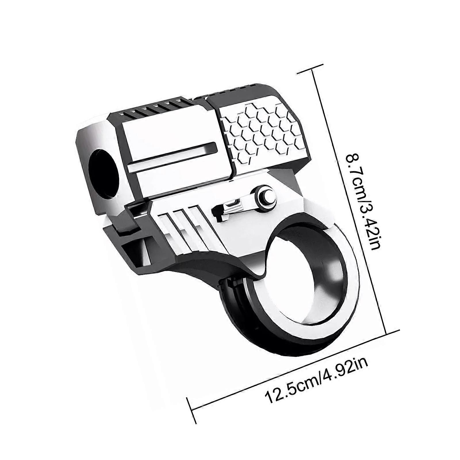 Alloy Gun Fidget Ring EDC Fidget Spinner Metal Hand Spinner Adult ...