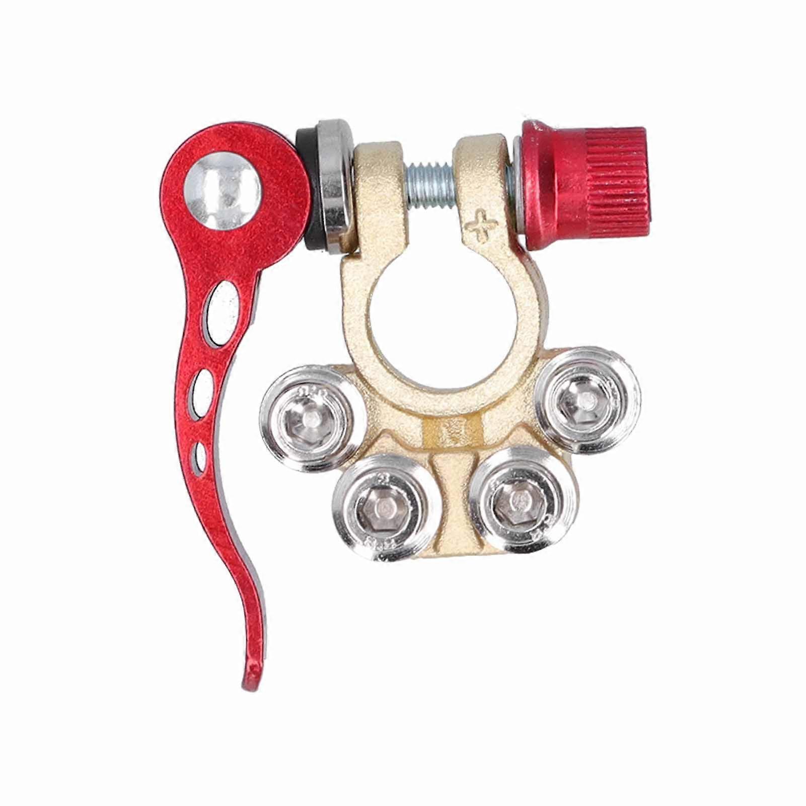 Pair of Battery Terminal Clamp Toolless Quick Disconnect Shut Off ...