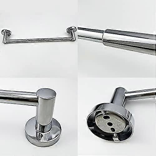Adjustable Towel Rack for Bathroom - Steel Expandable Single Towel Bar ...