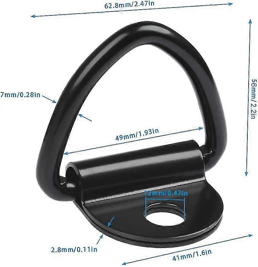 Trailer Tie Down Ring - Tie Down Ring Anchor Hook Anchor V-ring D-rings ...