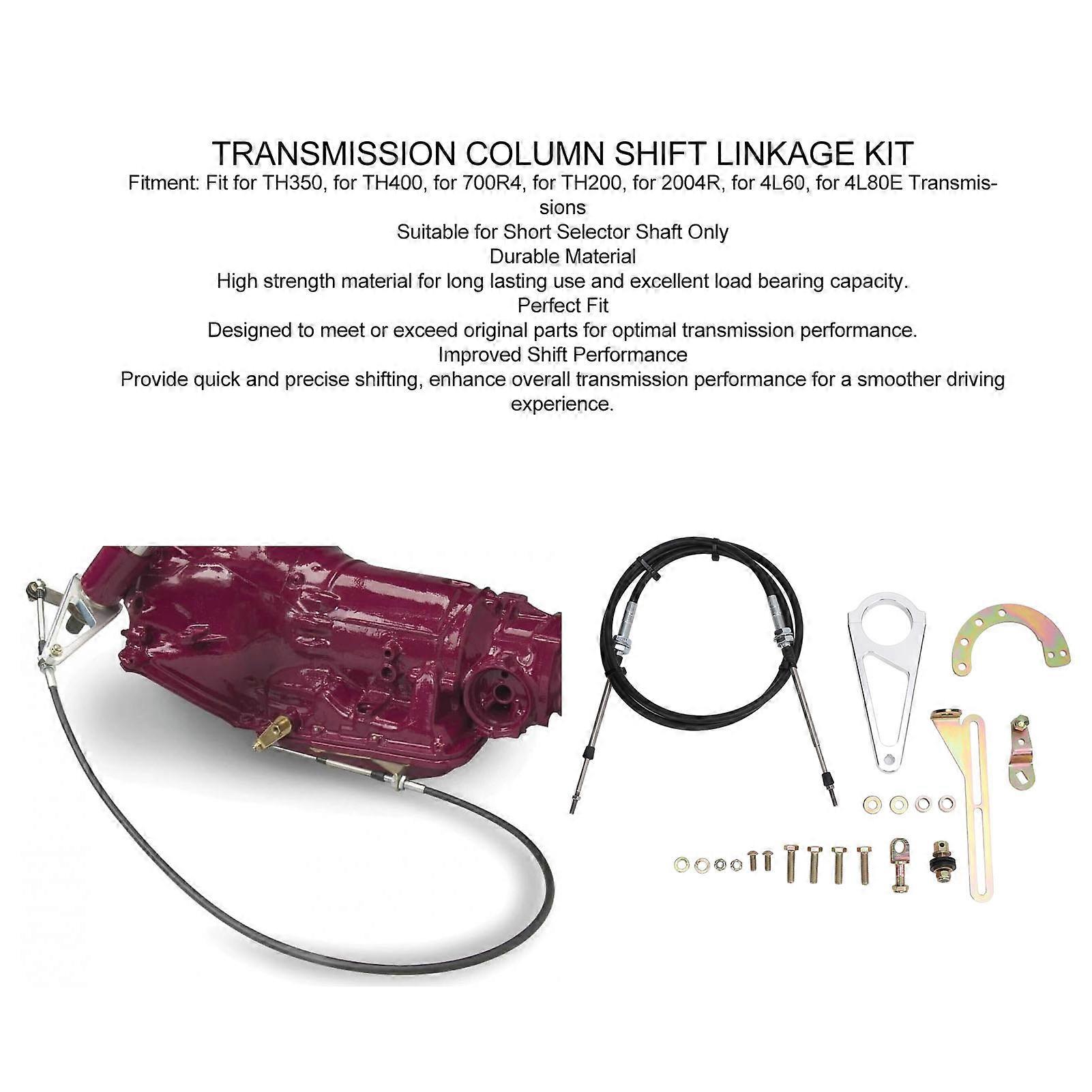 Transmission Column Shift Linkage Kit Hard Column Cable Shift Linkage ...