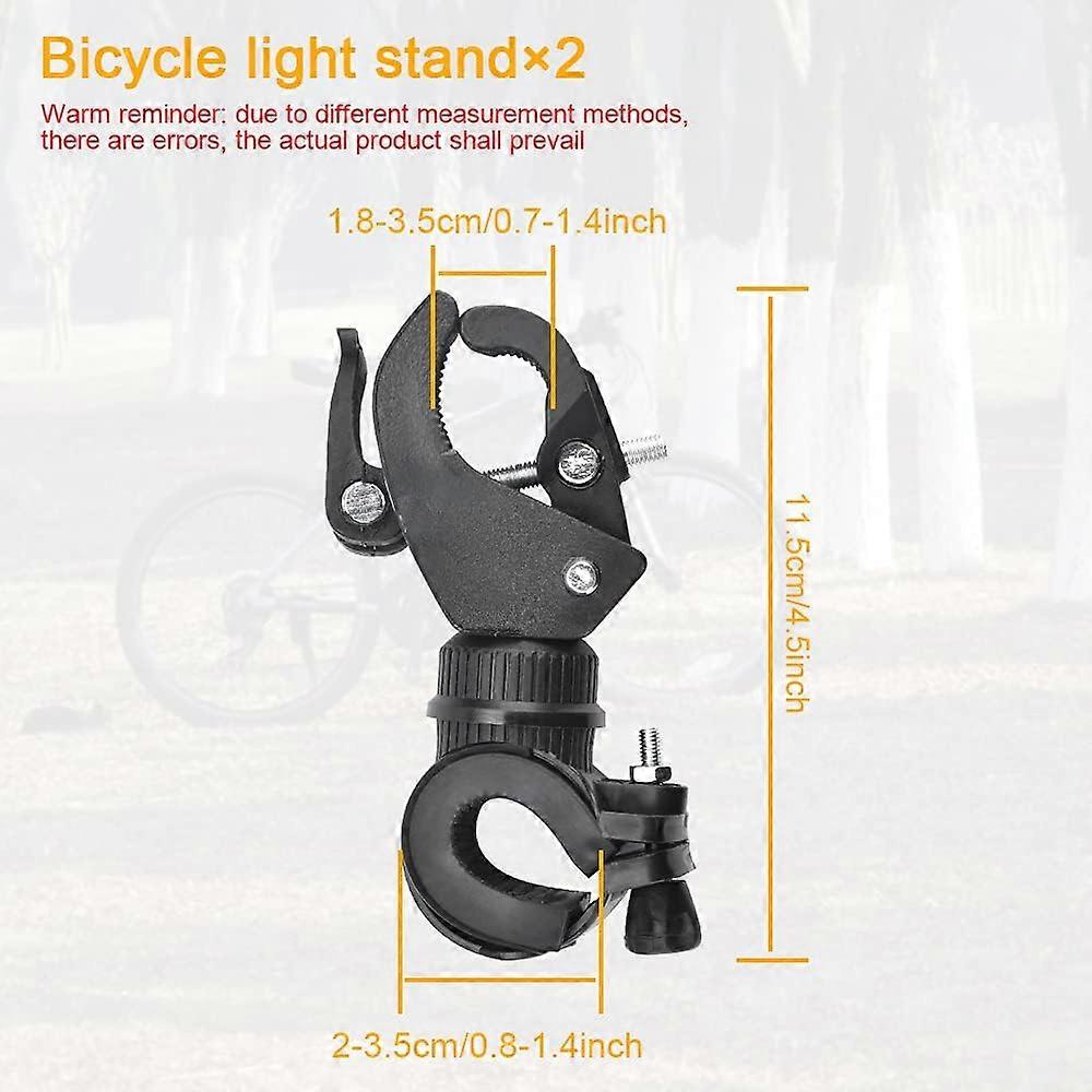 Cycling Light Holder, Universal Clip Torch Bicycle Mount 360 Degree ...
