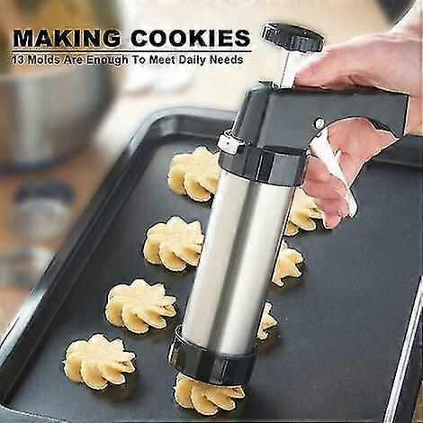 Professional Stainless Steel Pastry Syringe Biscuit Press Pastry Gun ...