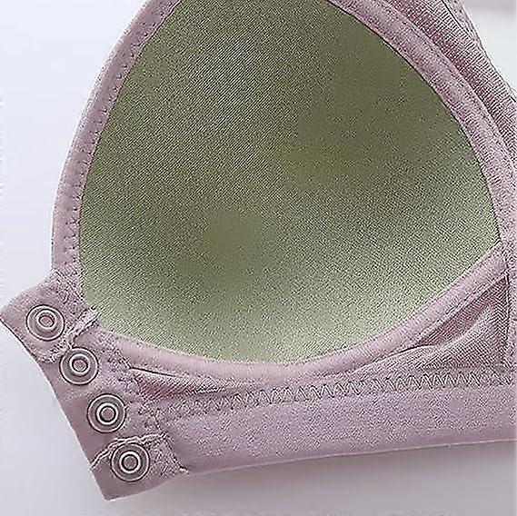 3pcs Tourmaline Shaping & Powerful Lifting Bra, Plus Size No Underwire Front Buckle Lace Lifting ...