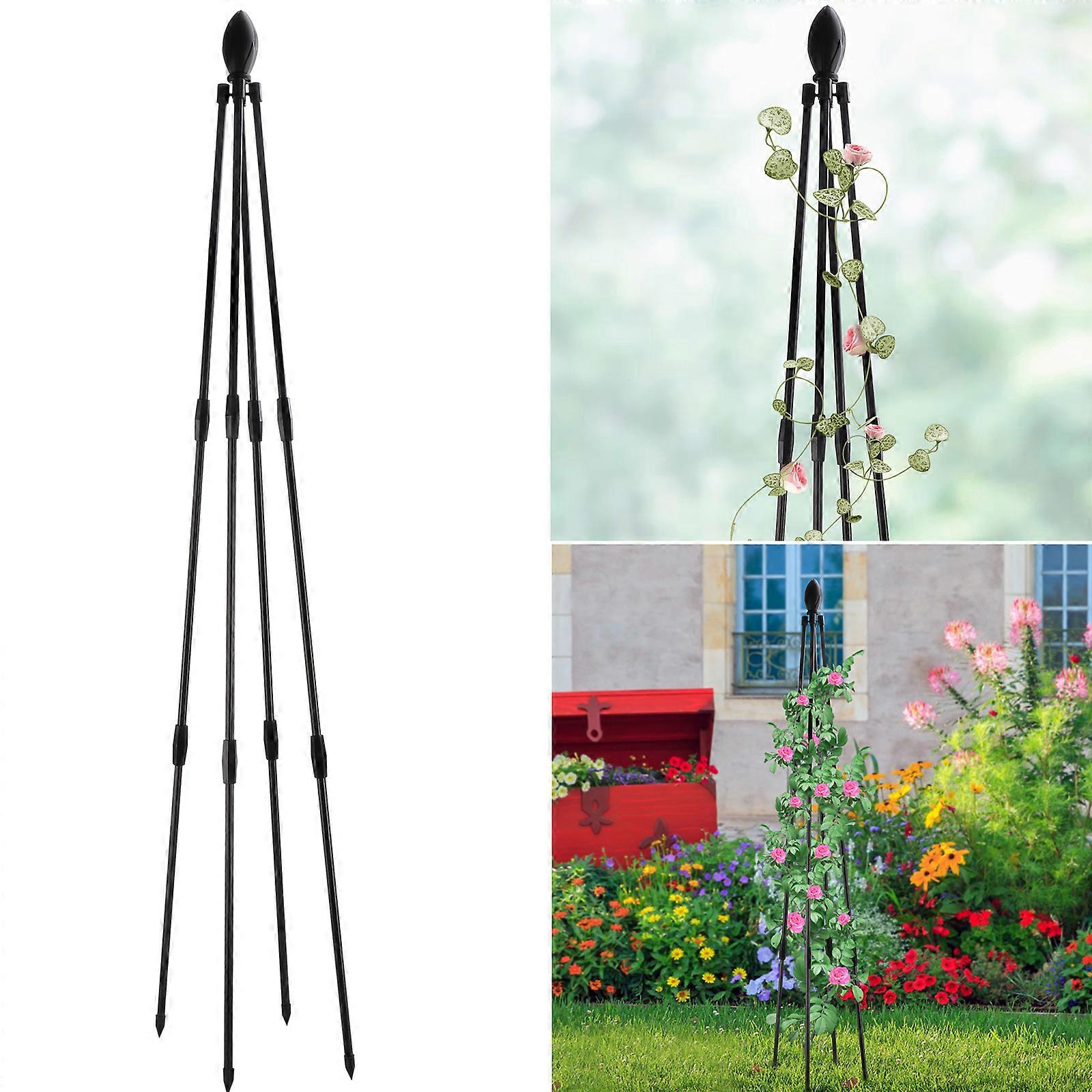 120cm/160cm Garden Obelisk Outdoor Trellis Climbing Plants & Roses ...