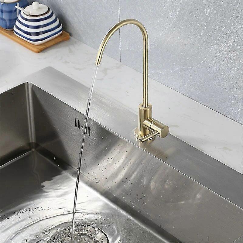 Stainless Steel Kitchen Water Filter Faucet Drinking Water Tap Reverse ...
