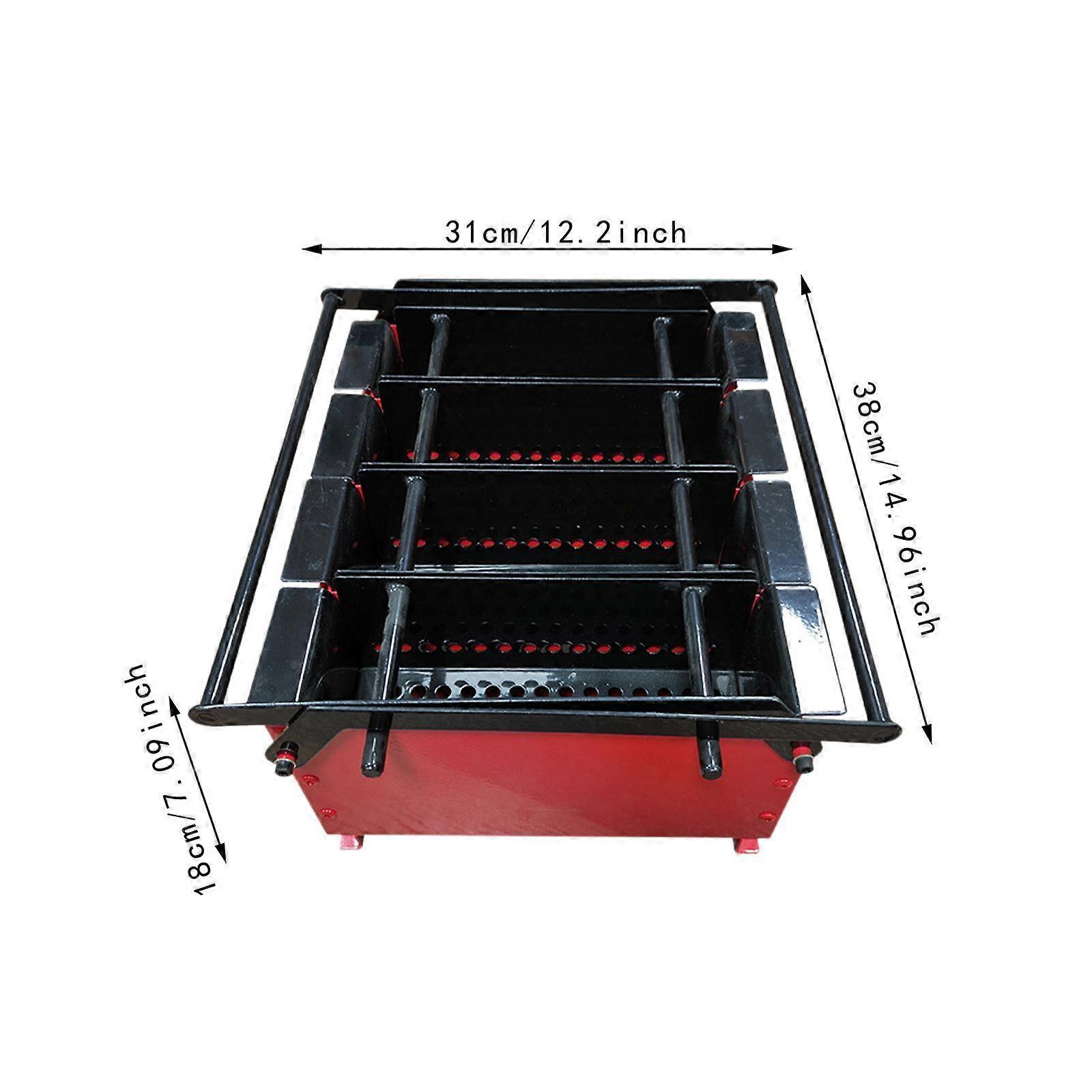 Paper Briquette Press 4 Grids Heavy Duty for Stoves Indoor Outdoor ...