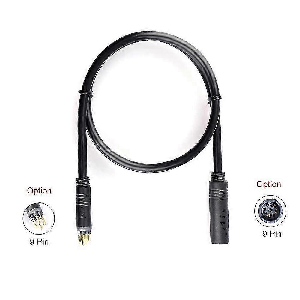 Electric Bicycle Extension Cable Female to Male 9Pin Ebike Cable for ...