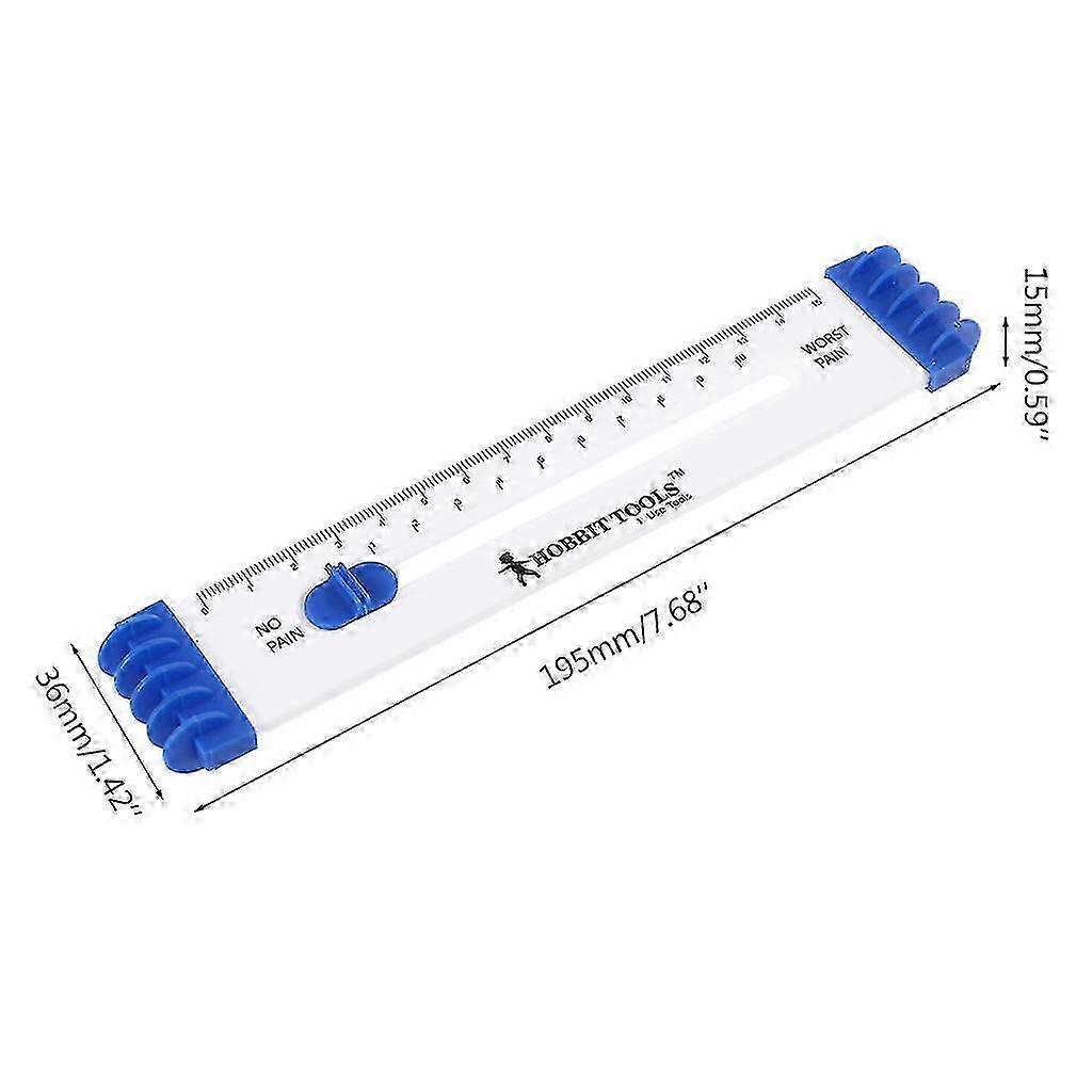 Pain Scale Ruler for Muscle Pain Testing and Recording - Precise ...