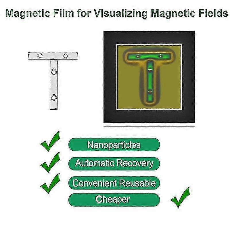 Magnetic Field Viewing Film,Magnetic Field Detector to See Magnetic ...