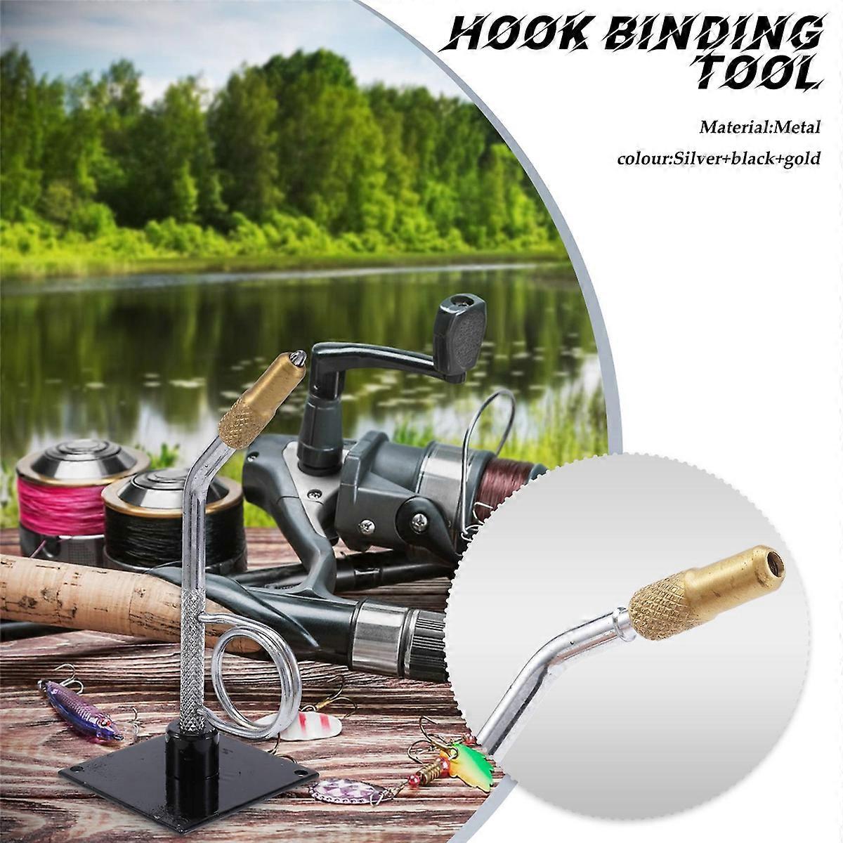 Portable Fly Tying Vise with Base Rotary C-Clamp Fish Tackle Kit ...