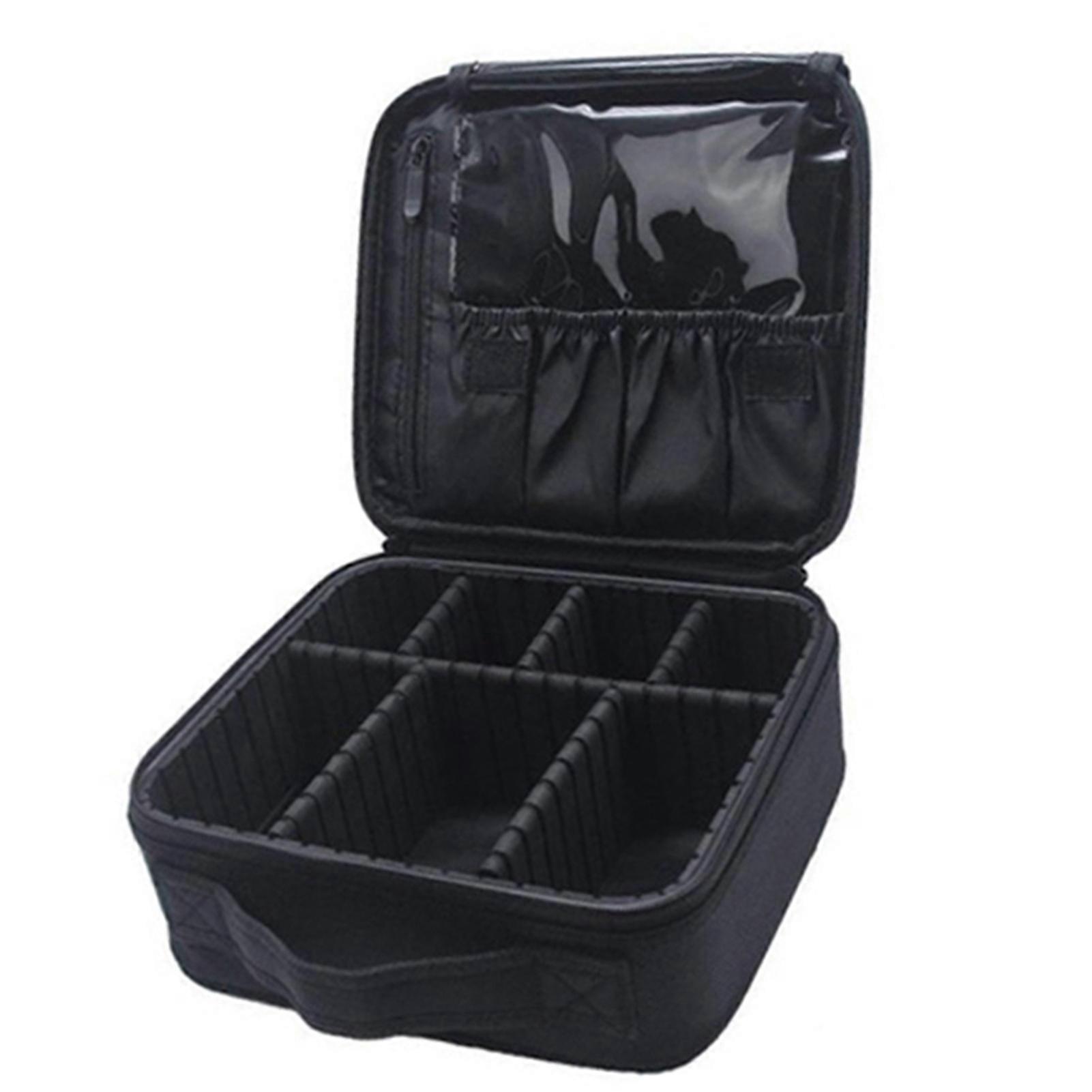 Makeup Handbags Removable Compartments Large Capacity Zipper Closure ...