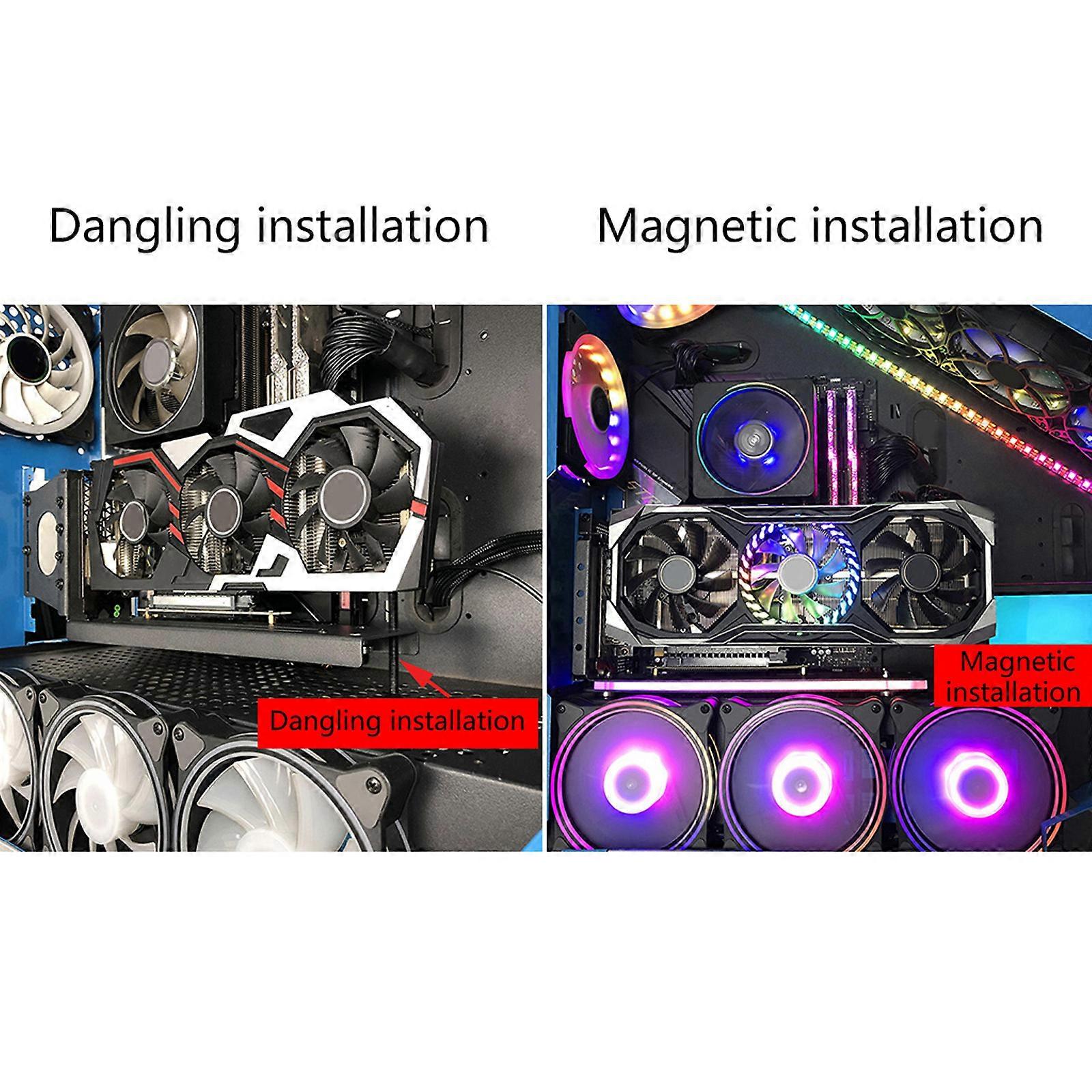 Vertical GPU Bracket PCI Slots Graphics Card Vertical Install Holder ...