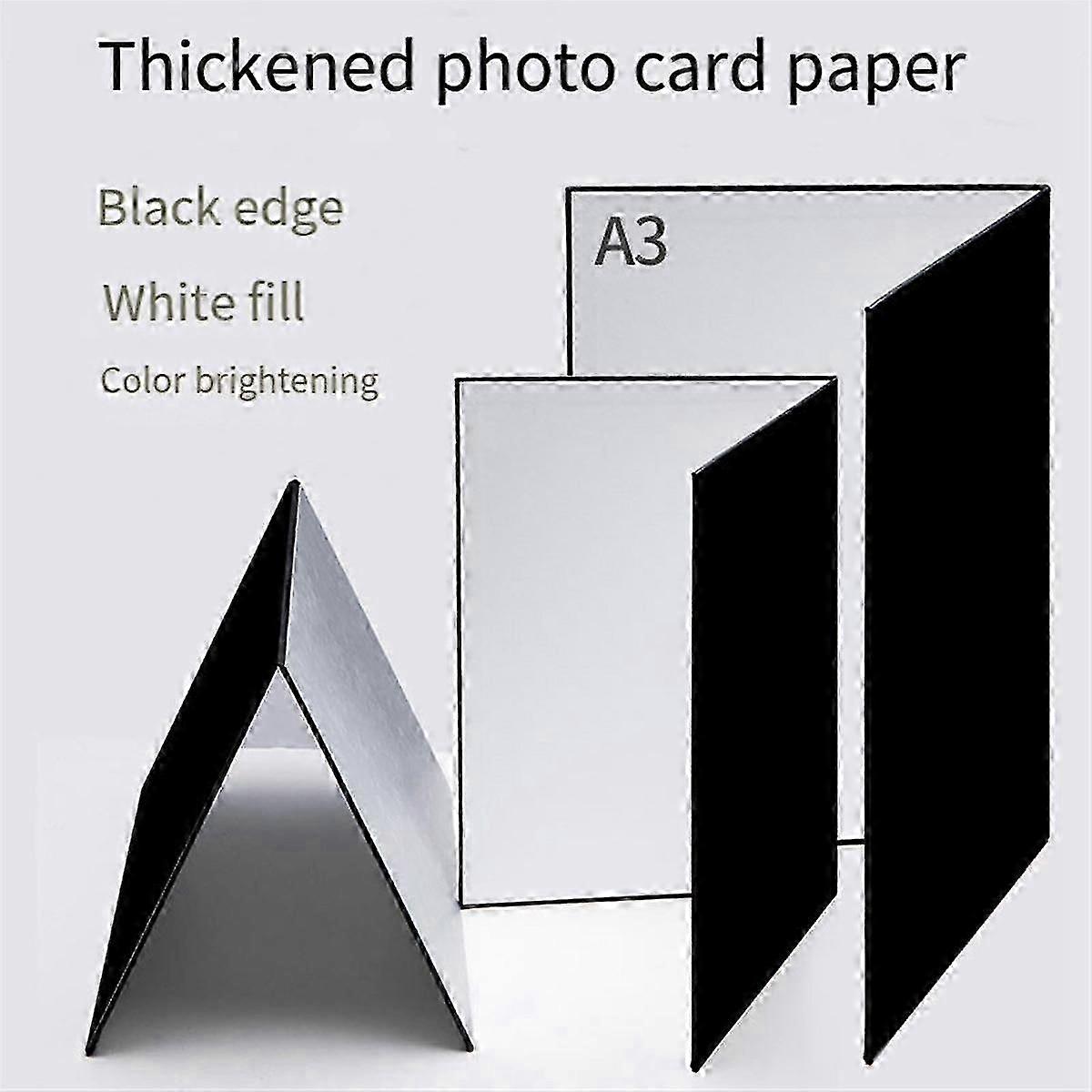 A3 Foldable Photography Background Board for Studio Lighting, Portable Cardboard Reflector with ...