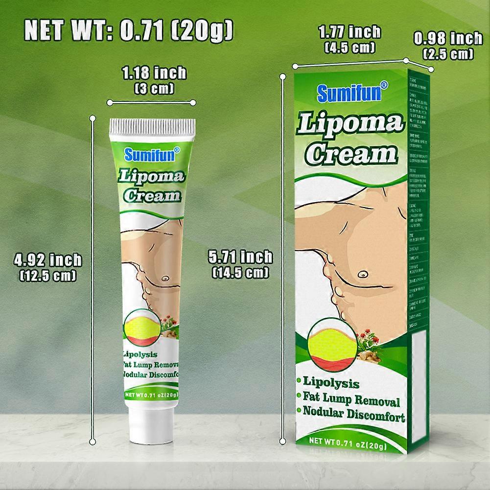Lipoma Removal massage Cream, Herbal Extracts for Fatty Knot Relief ...