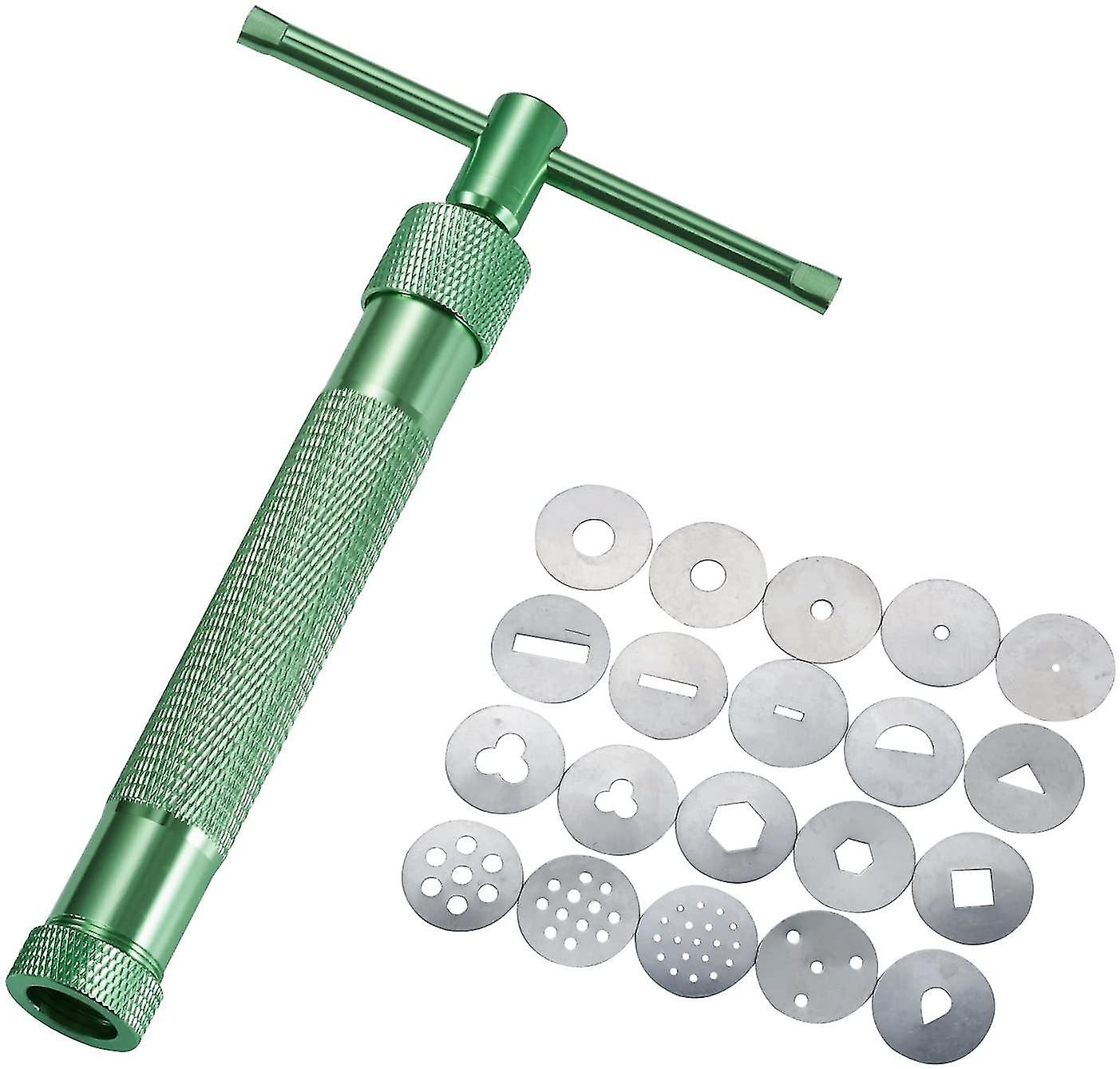 Clay Extruder Gun Fondant Extruder With 20 Interchangeable Discs ...