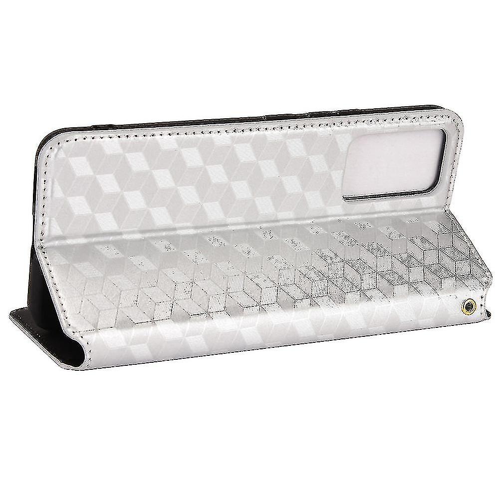 For Vivo V21 4g/5g Magnetic Absorption Squares Imprinting Leather Case ...