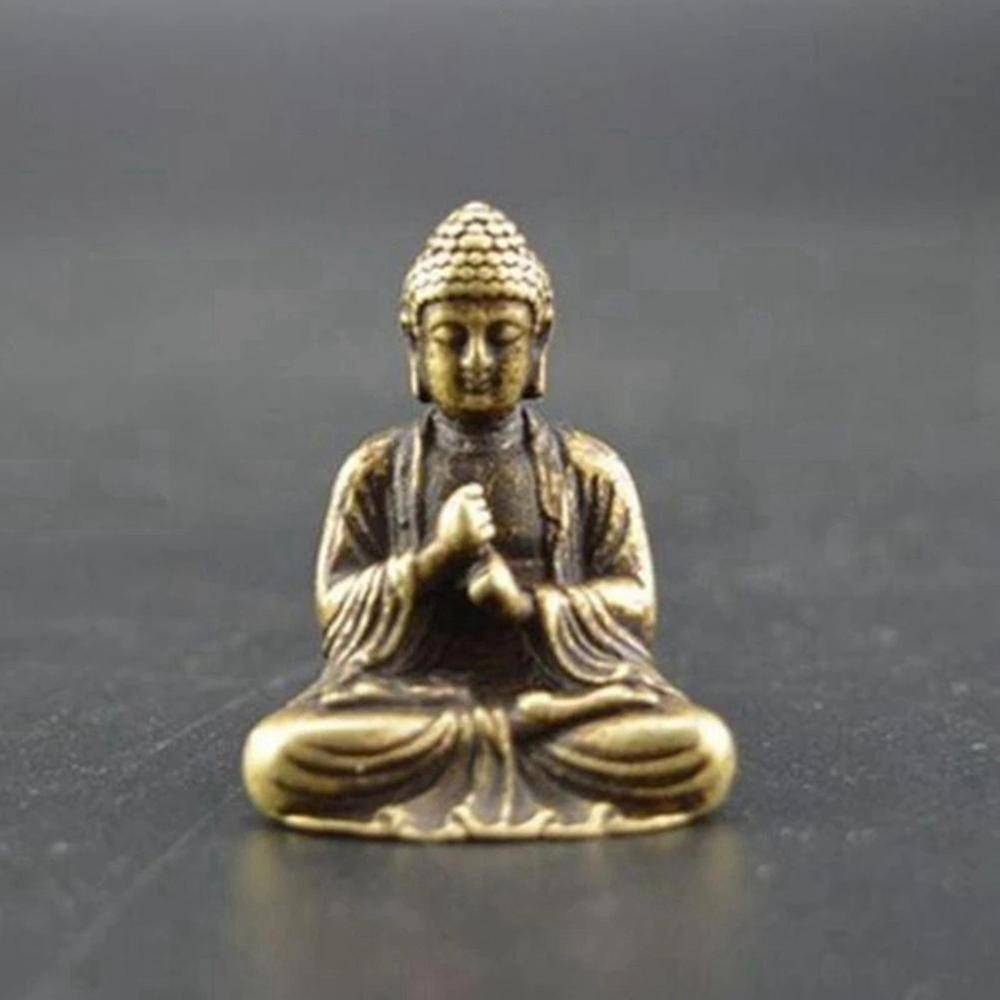 Mini Buddha Statue Bronze Buddha Statue Chinese Buddhism Pure | Fruugo UK