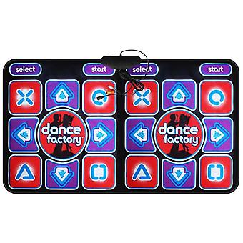 Double User Wired Dancing Dance Mat Family Party Game With 2 Tv Remote ...