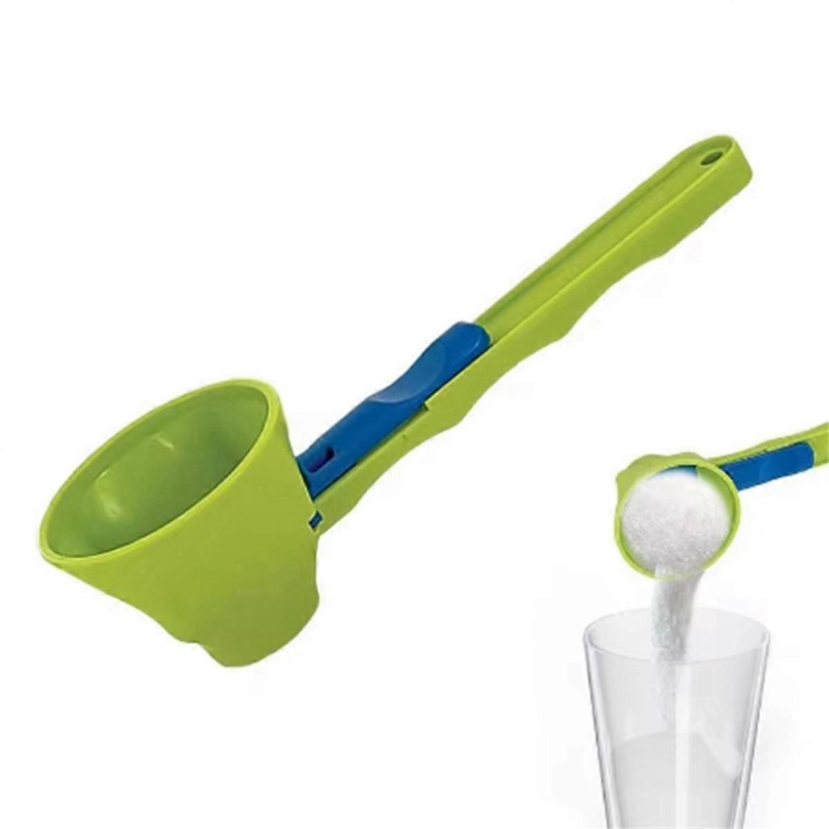 Measuring Spoon Funnel with Longer Handle Powder Scoop for Water Bottle ...